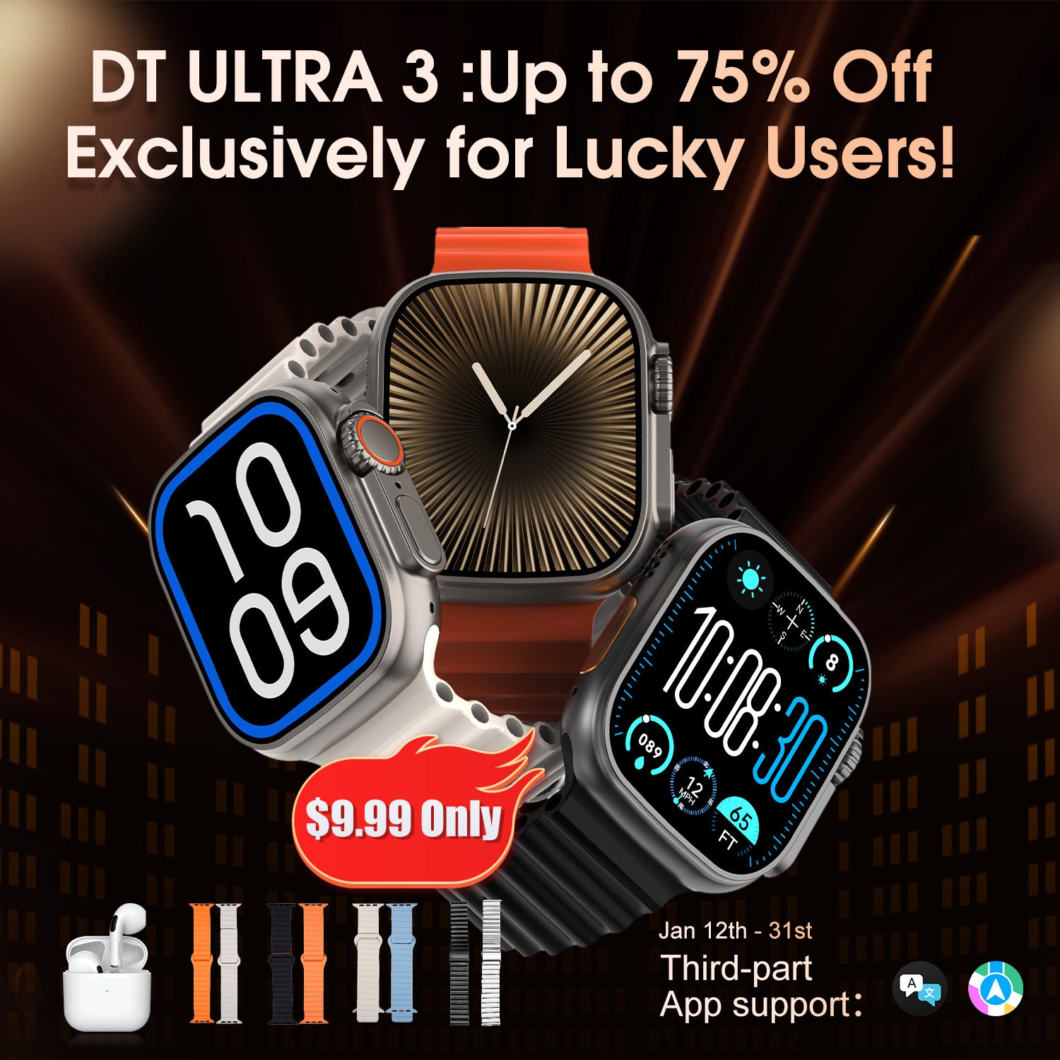 DTNO.1 Smartwatches Official Shop, Sports, Fashion, Ourdoor Smartwatch ...